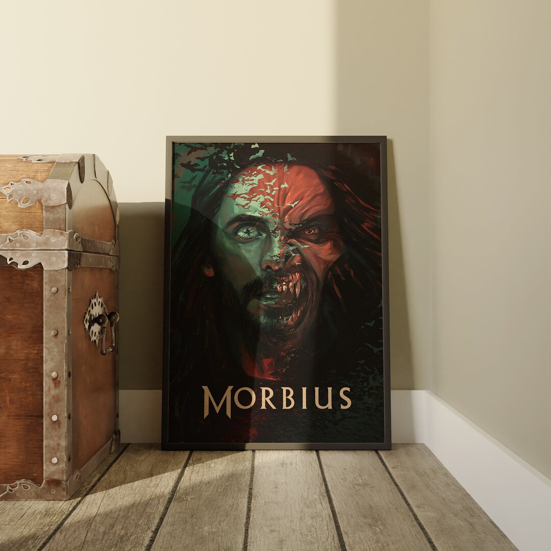 Morbius Movie Poster, Anti Hero Vampire Print on Kraft Paper, Superhero ...