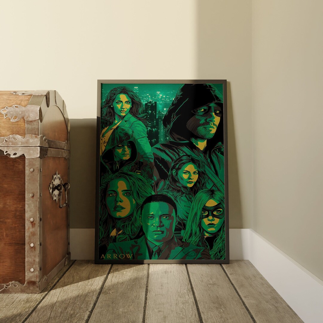 Arrow TV Series Poster Superhero Team Art Green Arrow and Team ...