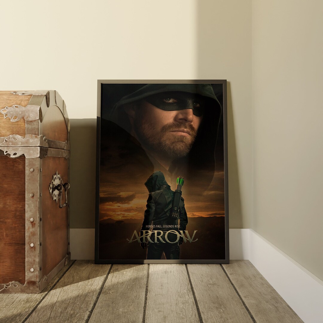 Arrow TV Series Poster | Superhero Team Wall Art | Green Arrow and Team ...