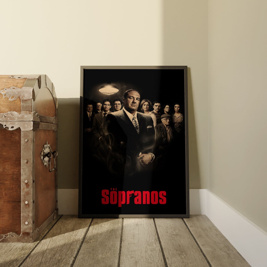 The Sopranos Poster, Vintage Kraft Paper Print, Classic TV Show Wall ...