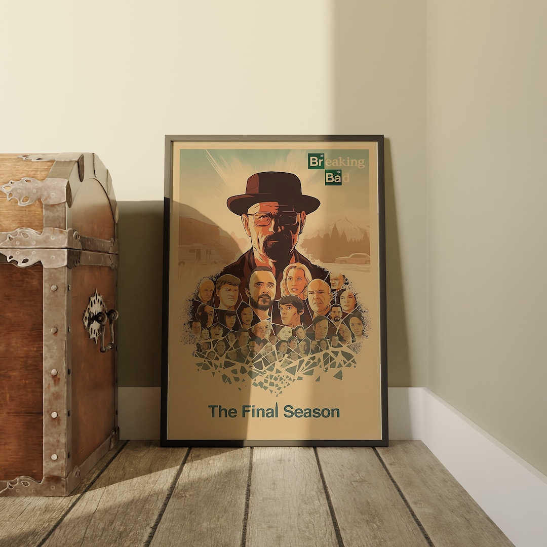 Breaking Bad Poster, Jesse Pinkman Wall Art, Kraft Paper Print, Home ...