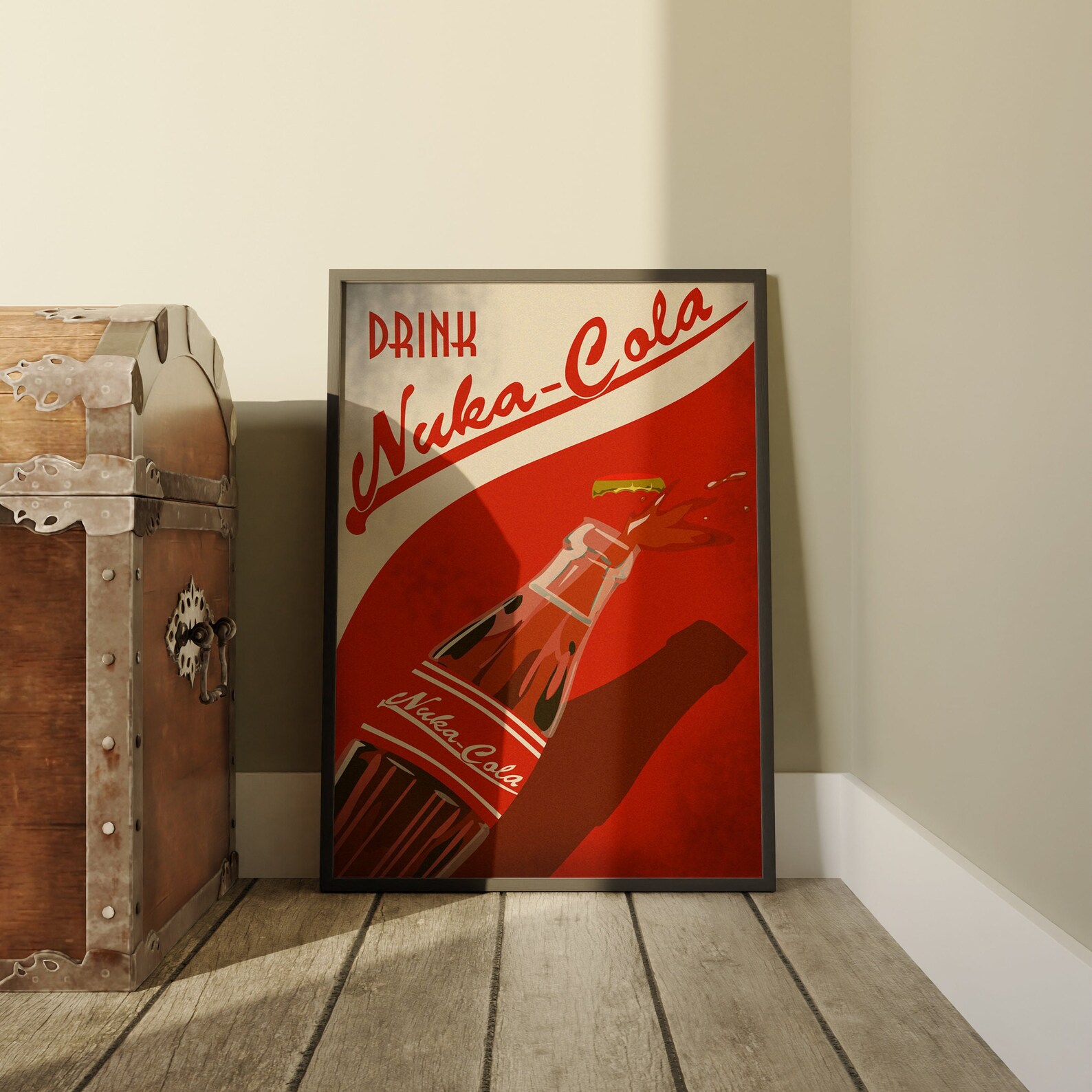 Fallout Set 3 Poster, Nuka Cola Wall Art, Vintage Style, Kraft Paper ...