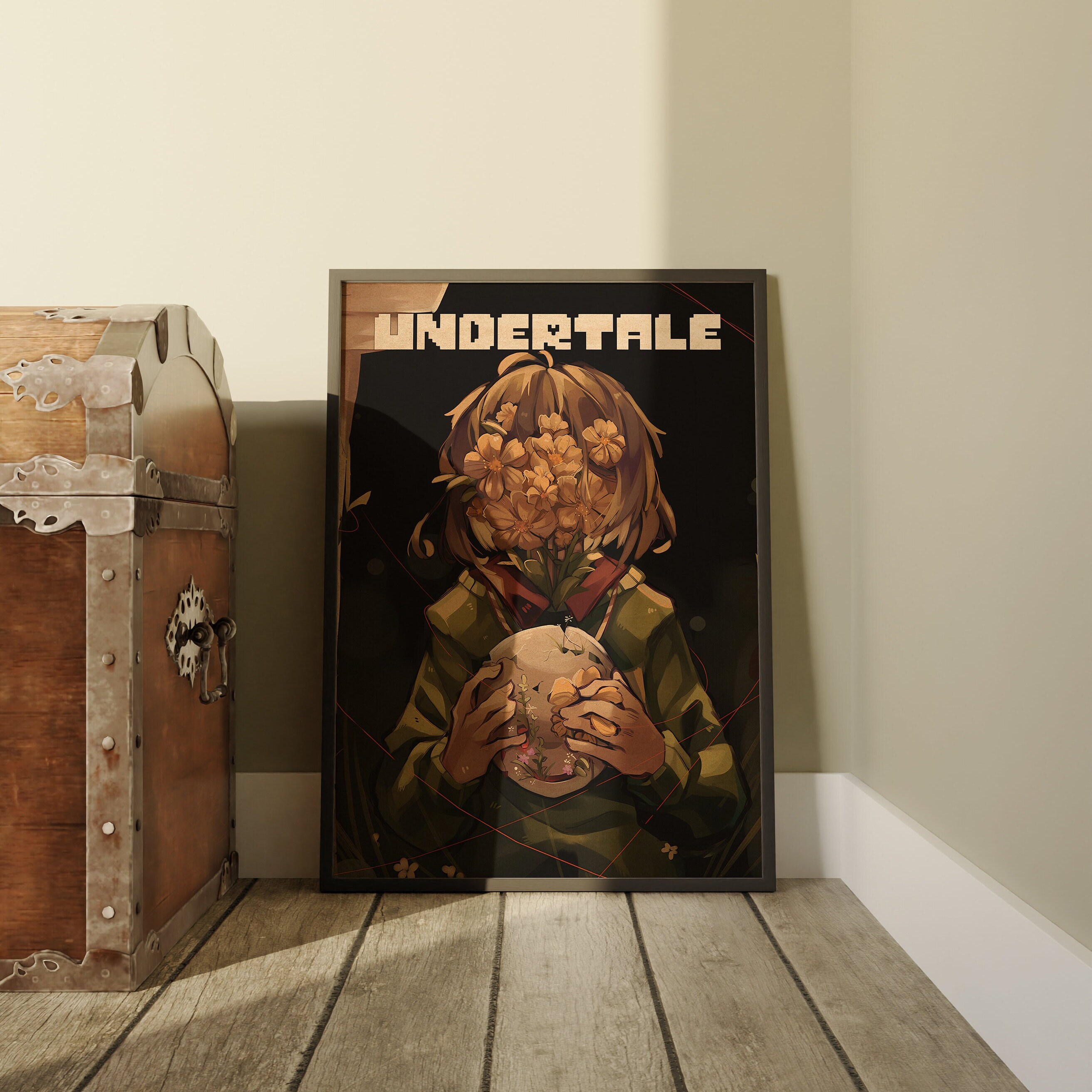 Undertale Game Poster, Retro Wall Art, Vintage Home Decor, Kraft Paper ...