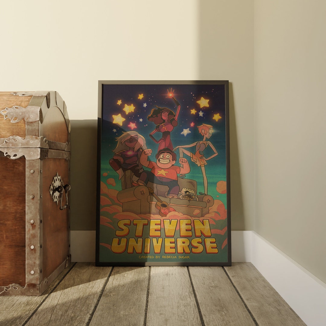 Steven Universe Poster, Zach Callison Wall Art, Kraft Paper Print ...