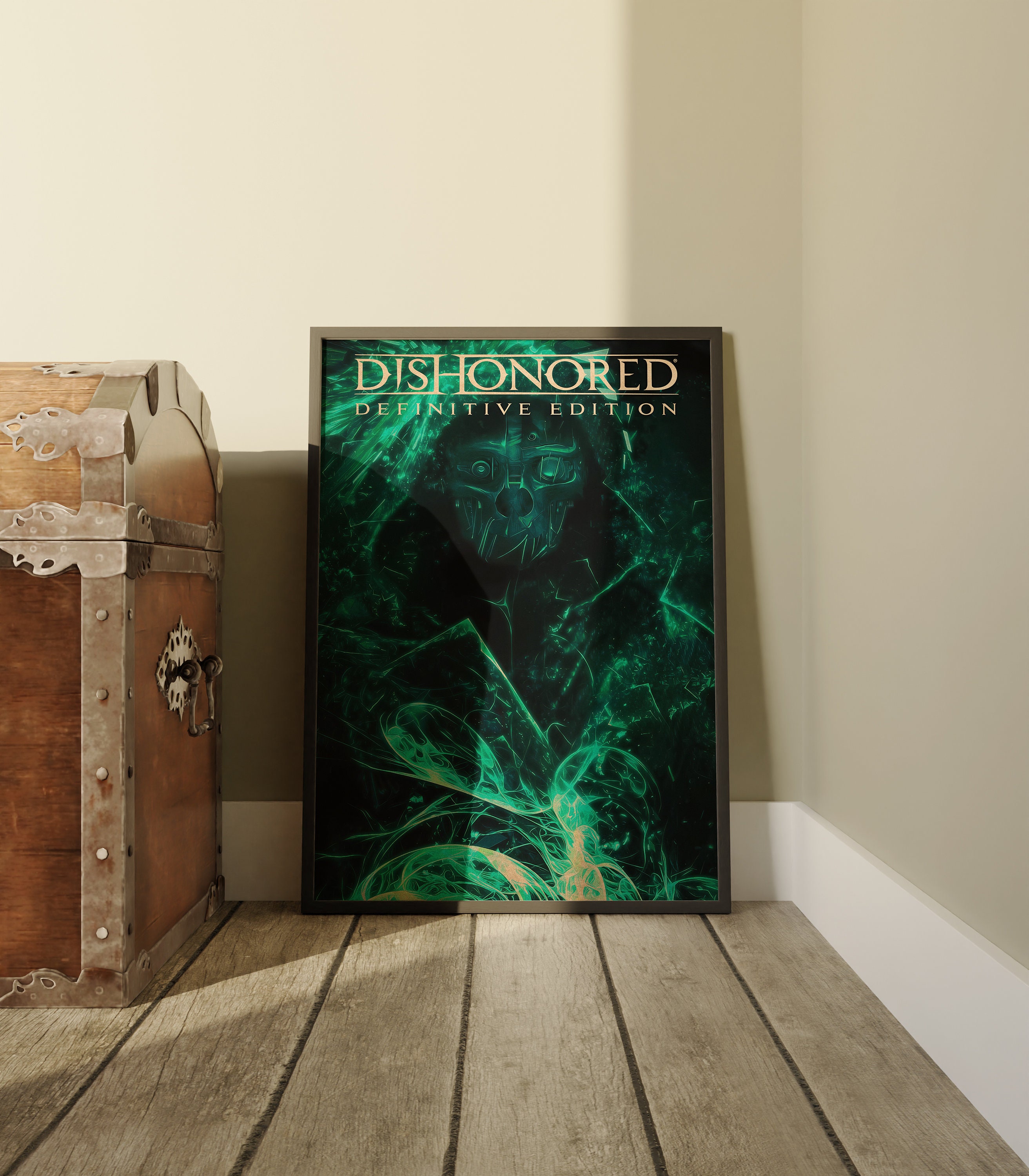 Dishonored Game Poster, Video Game Wall Art, Kraft Paper Print, Home ...