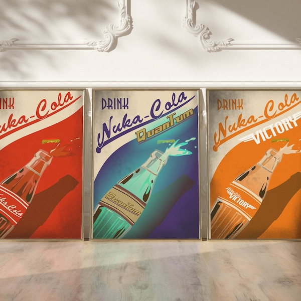 Vintage Nuka Cola Poster - Etsy