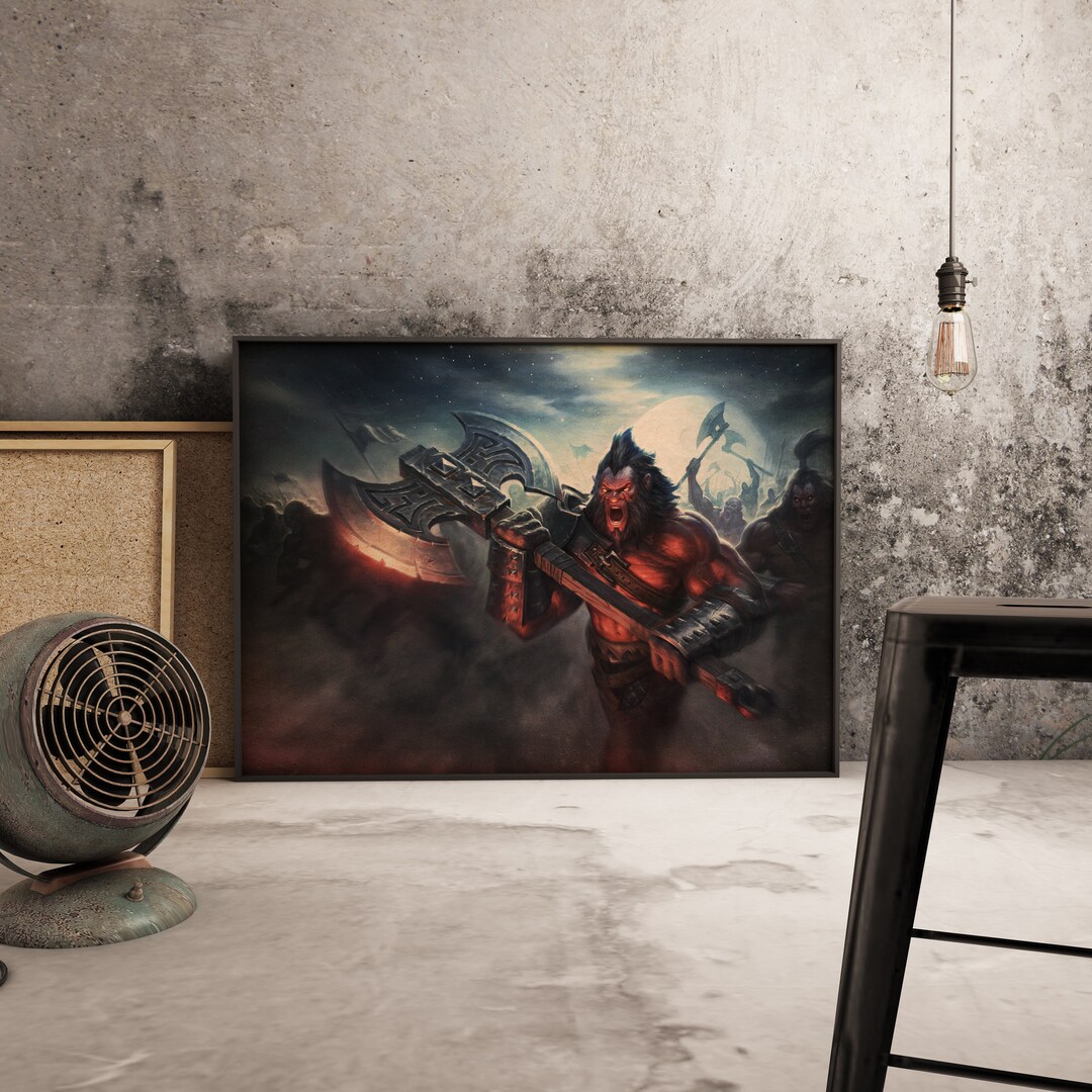 Dota 2 Game Poster | Kraft Paper Print | Iconic Heroes & Epic Battles ...