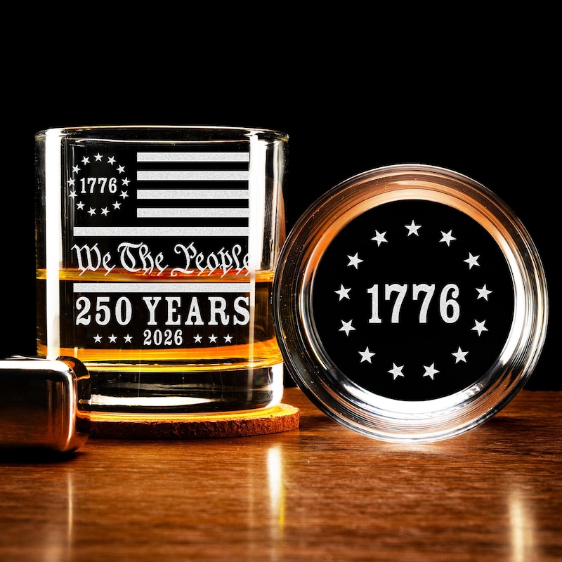 Patriotic Glassware - Etsy