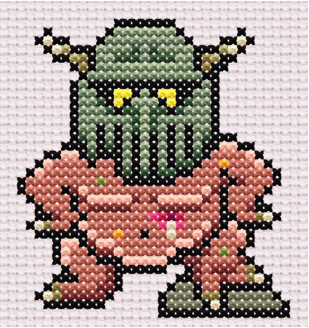 Sassy Gross Guy Cross Stitch Pattern - Etsy