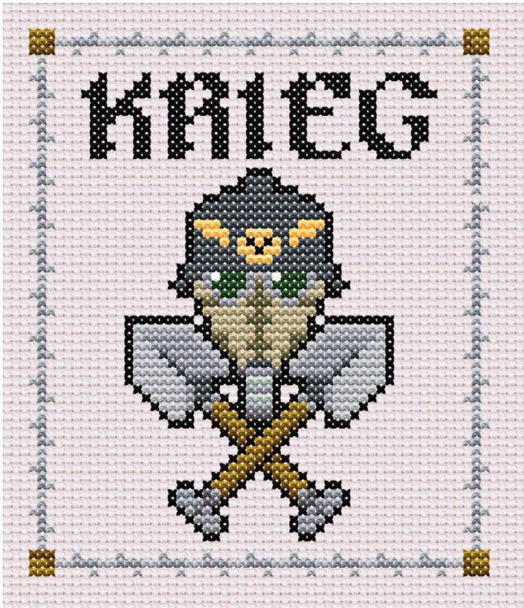 Death Korps of Krieg Cross Stitch Pattern Warhammer 40k - Etsy