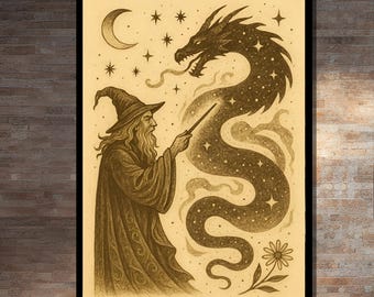 wizard and dragon