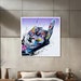 Rock on Hand Sign Graffiti Bold Urban Street Art, Vibrant Modern Decor ...