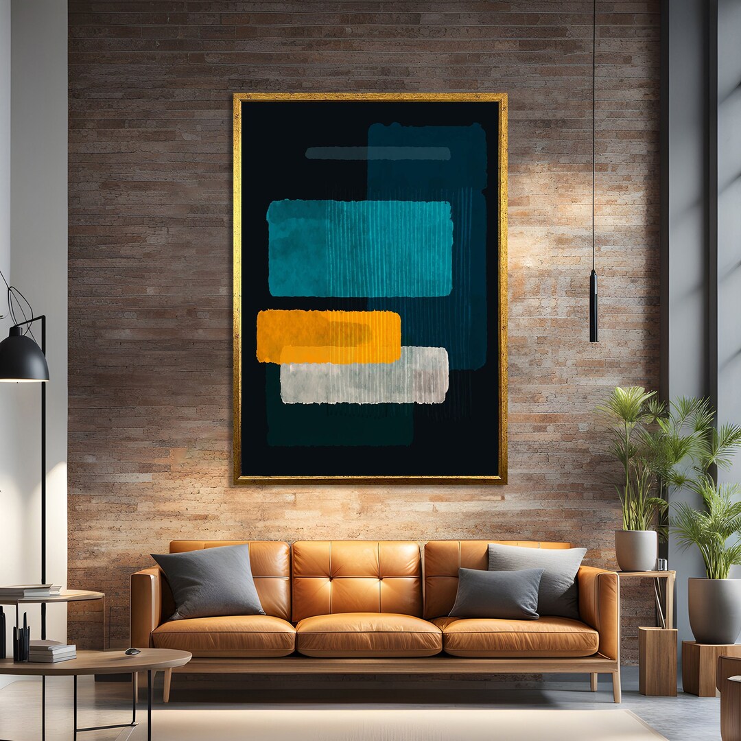 Mark Rothko Style Modern Abstract Canvas Painting Art - Modern Art ...