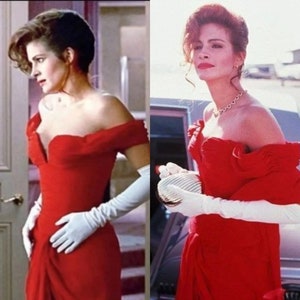 Vivian Red Dress Pretty Woman Costume Classic Elegance for a Timeless ...