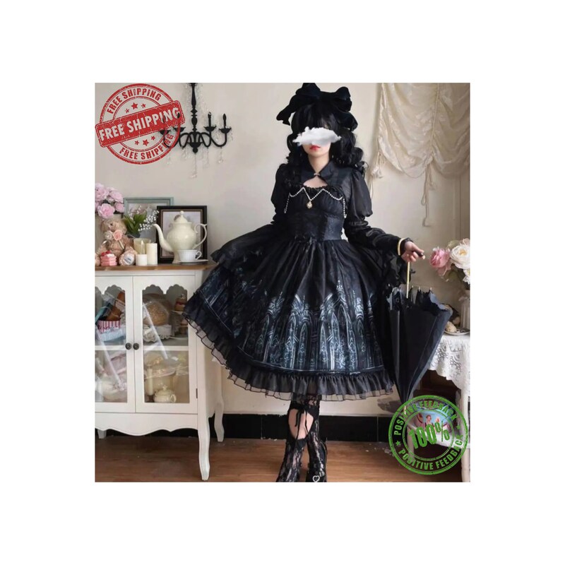 Gothic Lolita Dress - Etsy