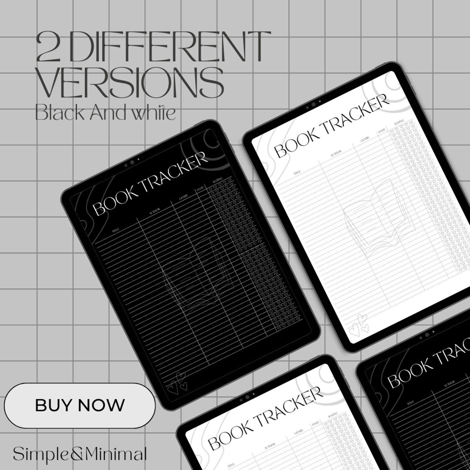 Book Tracker Printable, Book Journal PDF, Printable Book Tracker, Book ...