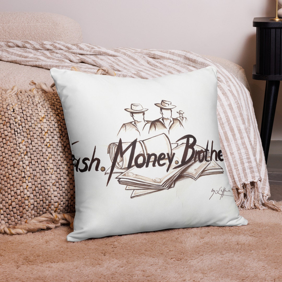 Cash Money Brothers Pillow Mafia Druglords - Etsy