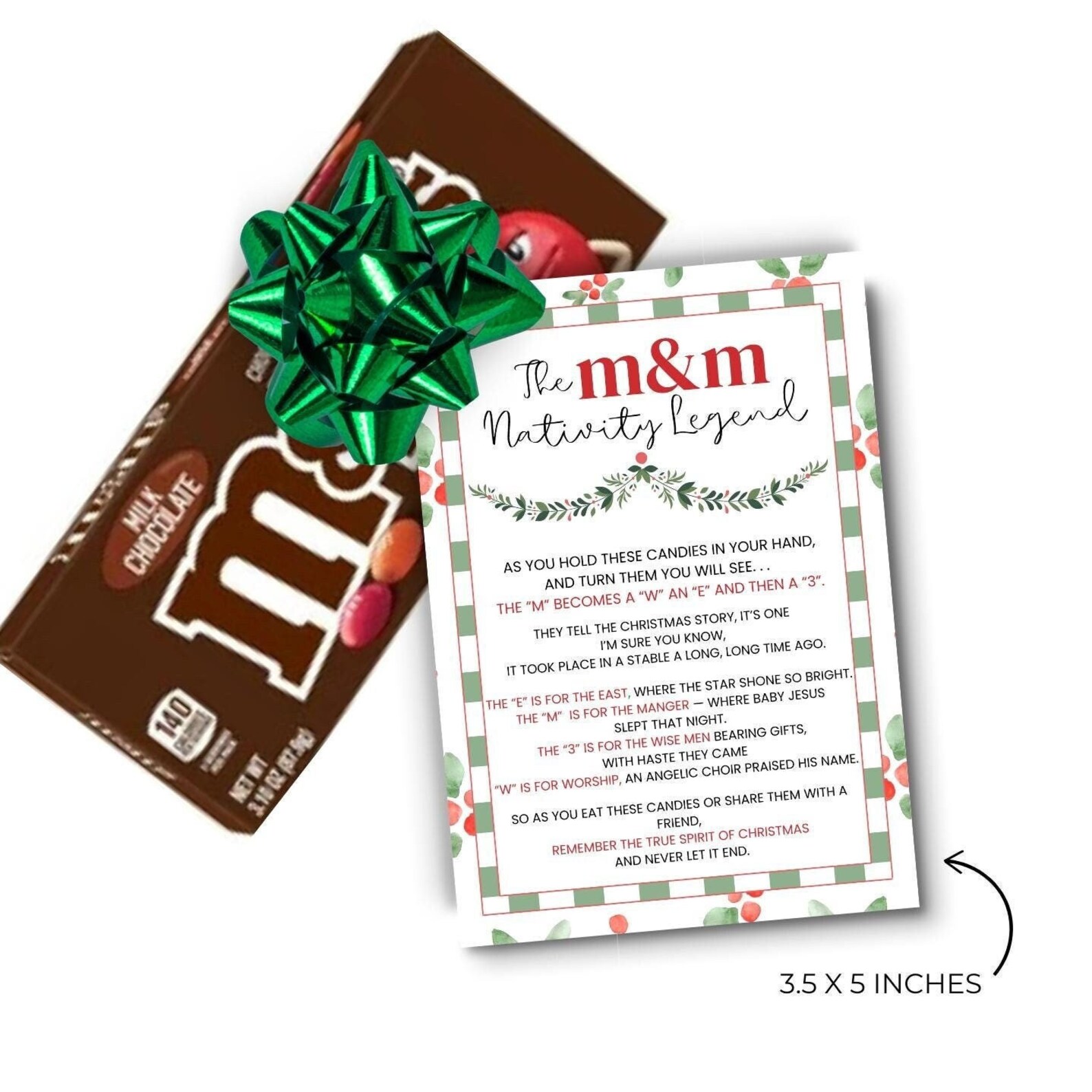 INSTANT DOWNLOAD M&M Nativity Legend Christmas Printables, Gift Tags ...