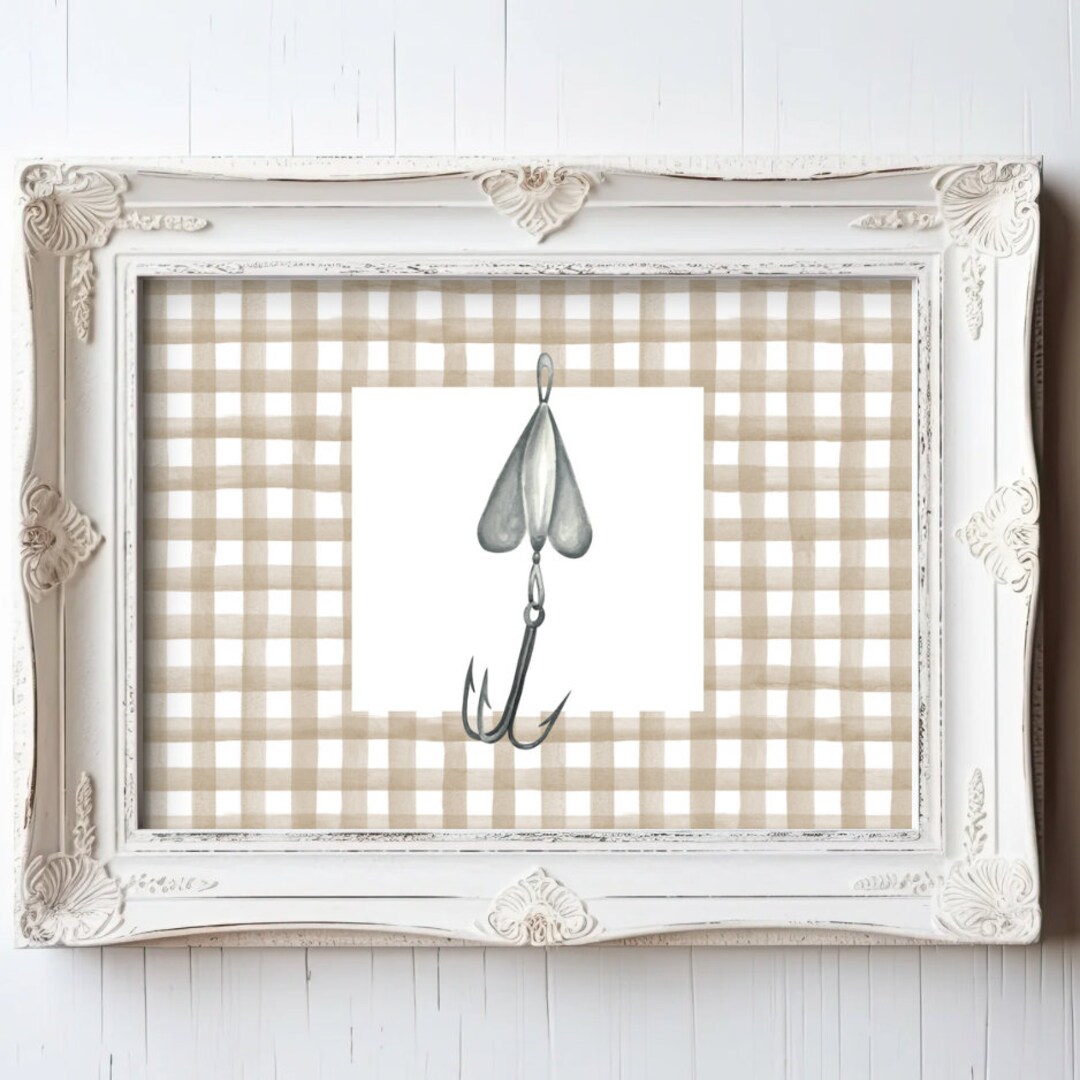 Fishing Lure Wall Art | Fish Wall Art | Boys Room Wall Decor | Beach ...