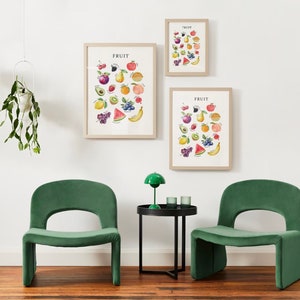 Vegetable and Fruit Print SET | Classroom Decor | Montessori Poster ...