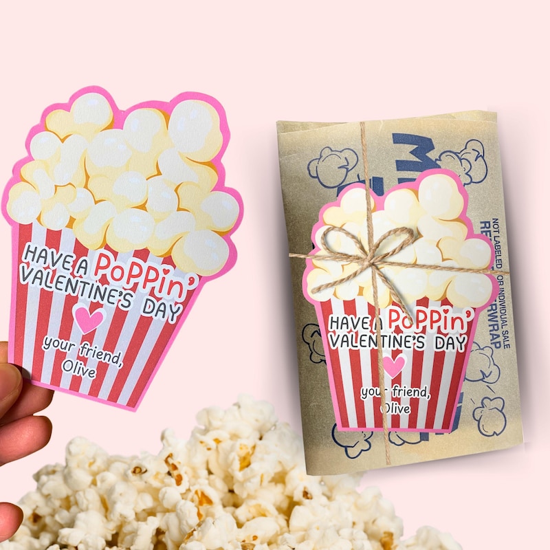 Valentines Popcorn - Etsy