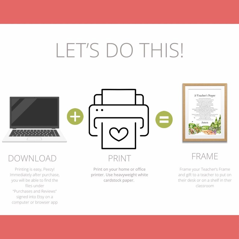 A Teachers Prayer Printable Teacher Appreciation Teacher Gift Wall Art ...