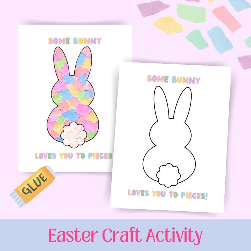 Some Bunny Loves You Craft - Etsy