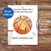 Father’s Day Handprint Craft | PRINTABLE | BASKETBALL Father’s Day ...