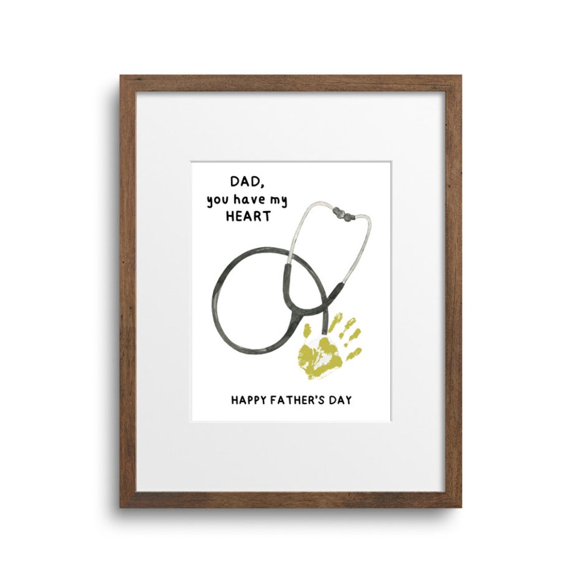 Father’s Day Handprint Craft | PRINTABLE | Gift for Dad From Kids| Diy ...