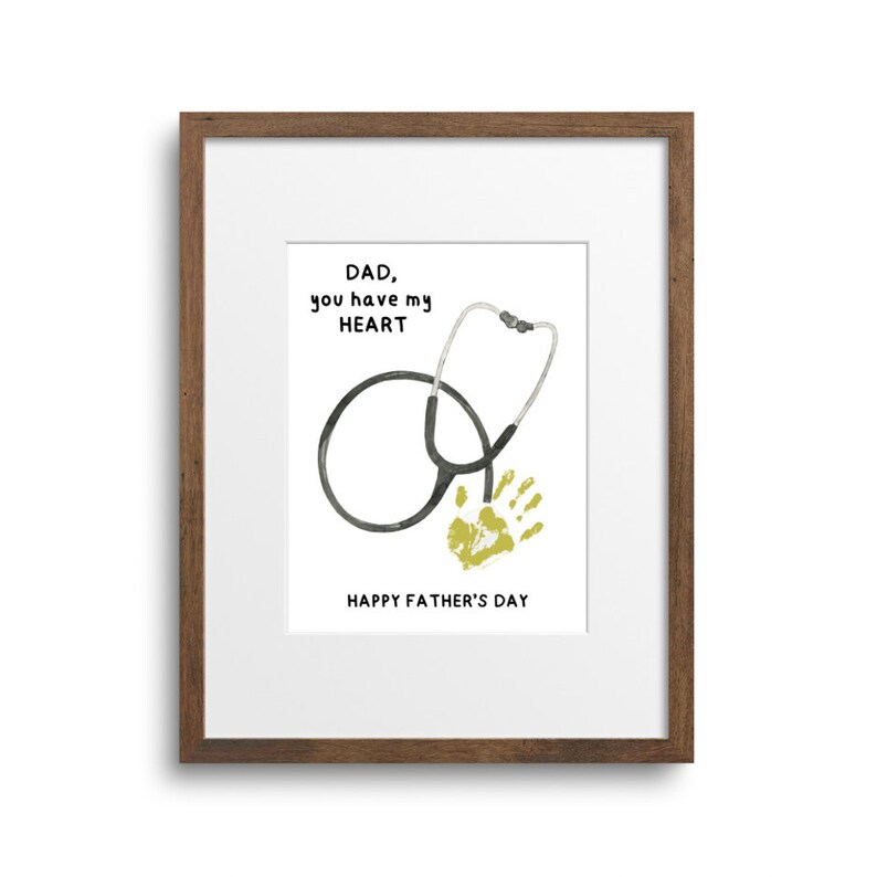 Father’s Day Handprint Craft | PRINTABLE | Gift for Dad From Kids| Diy ...
