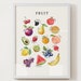 Vegetable and Fruit Print SET | Classroom Decor | Montessori Poster ...