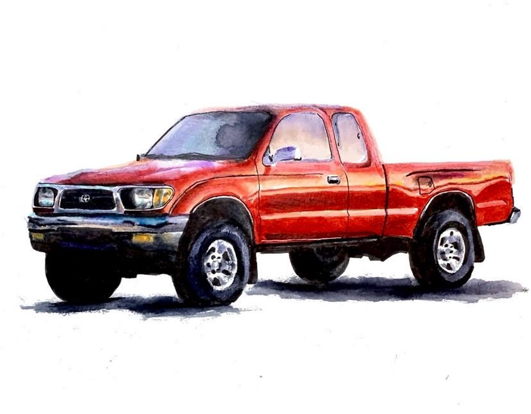 Custom Hand-drawn Car Art – Personalized Marker Illustration of Your ...