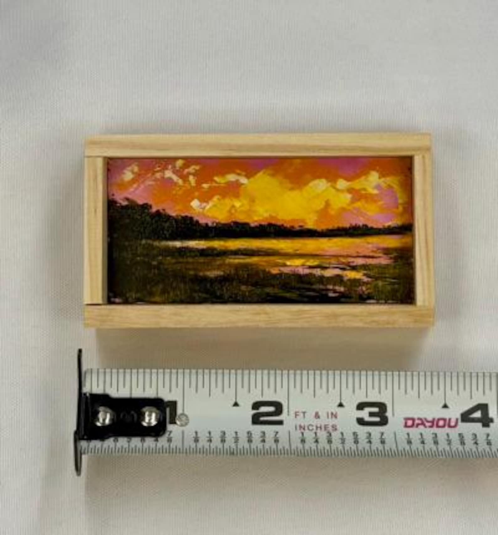Mini Landscape Painting. Potomac River Washington DC. - Etsy