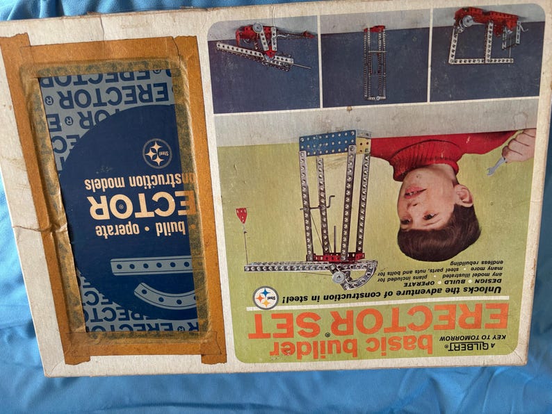 Erector Set by Gilbert -basic Builder # 8101 - Etsy