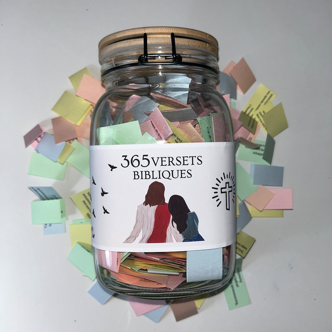 Bible Verse Jar 365 Verses to Help You Every Day - Etsy