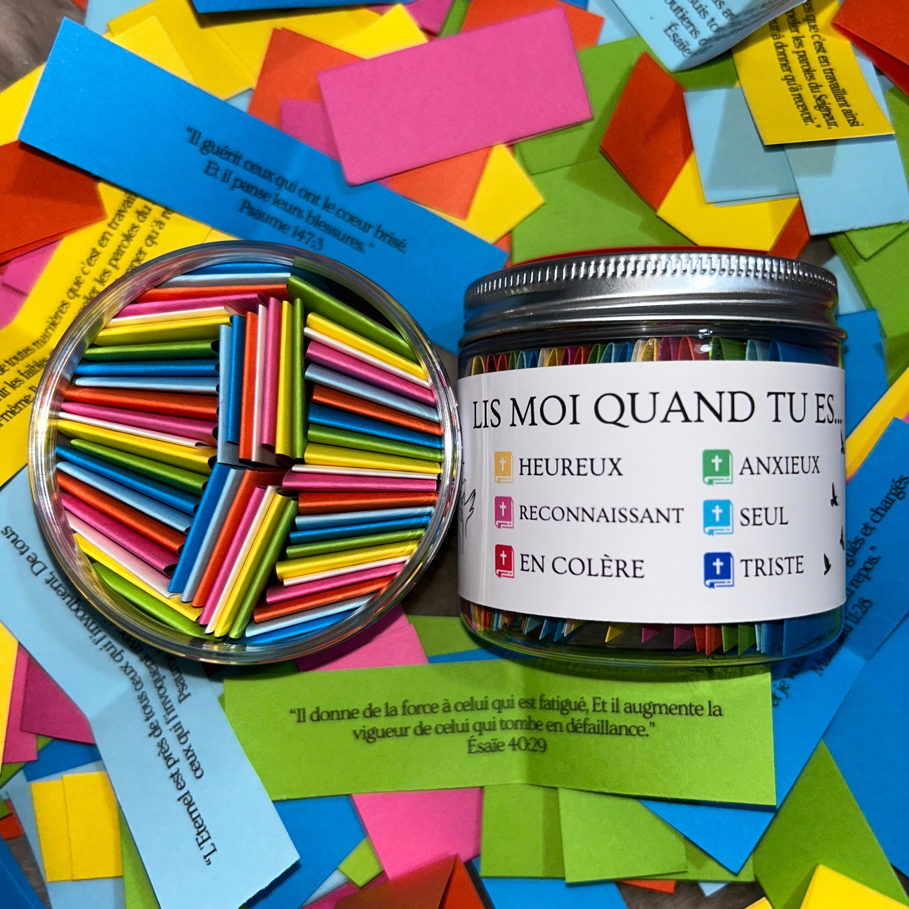 Color Coded Bible Verse Jar - Etsy