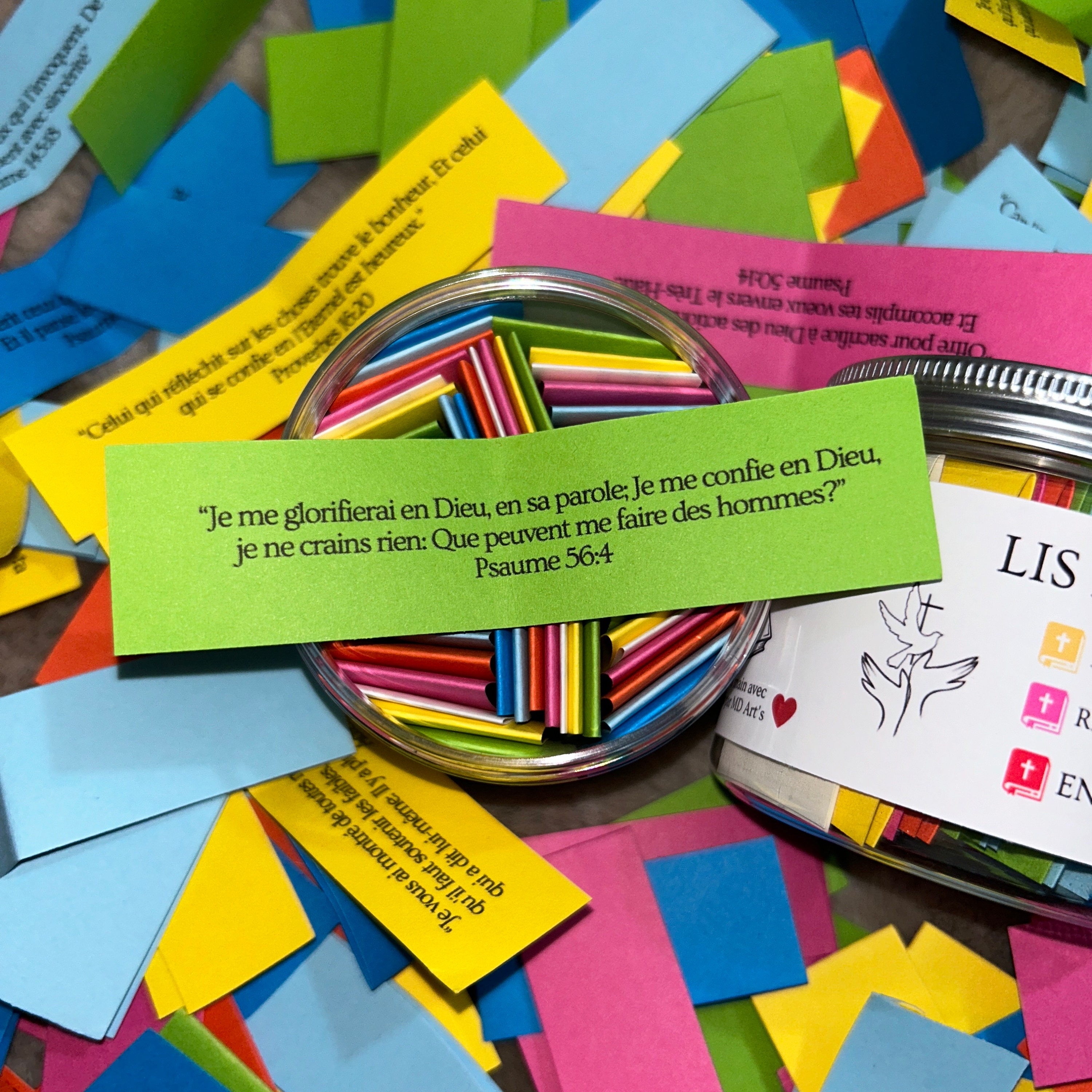 Color Coded Bible Verse Jar - Etsy