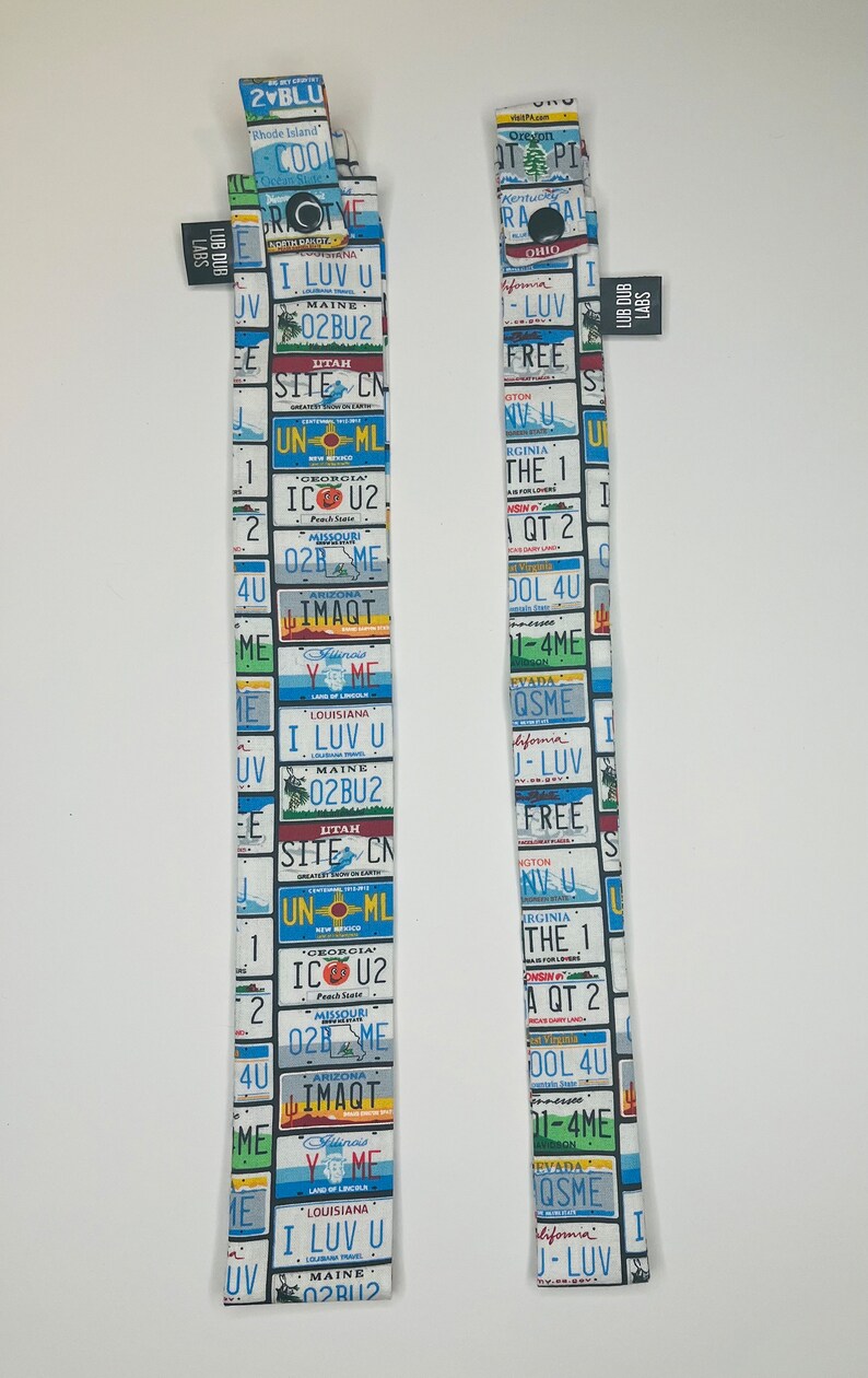 Colorful License Plate Stethoscope Scrunchie by Lub Dub Lab - Etsy