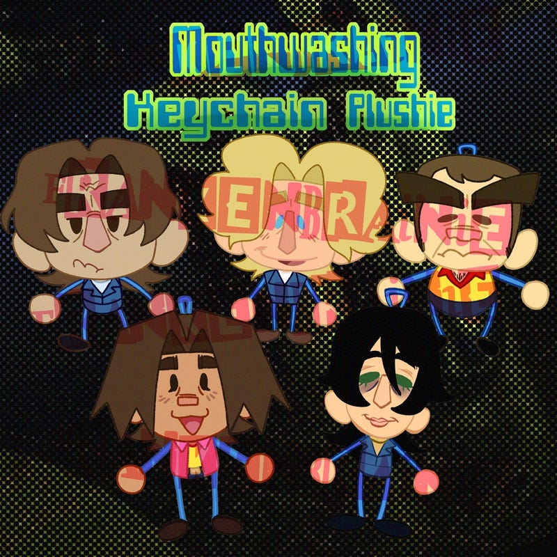 Daisuke Mouthwashing Plush - Etsy