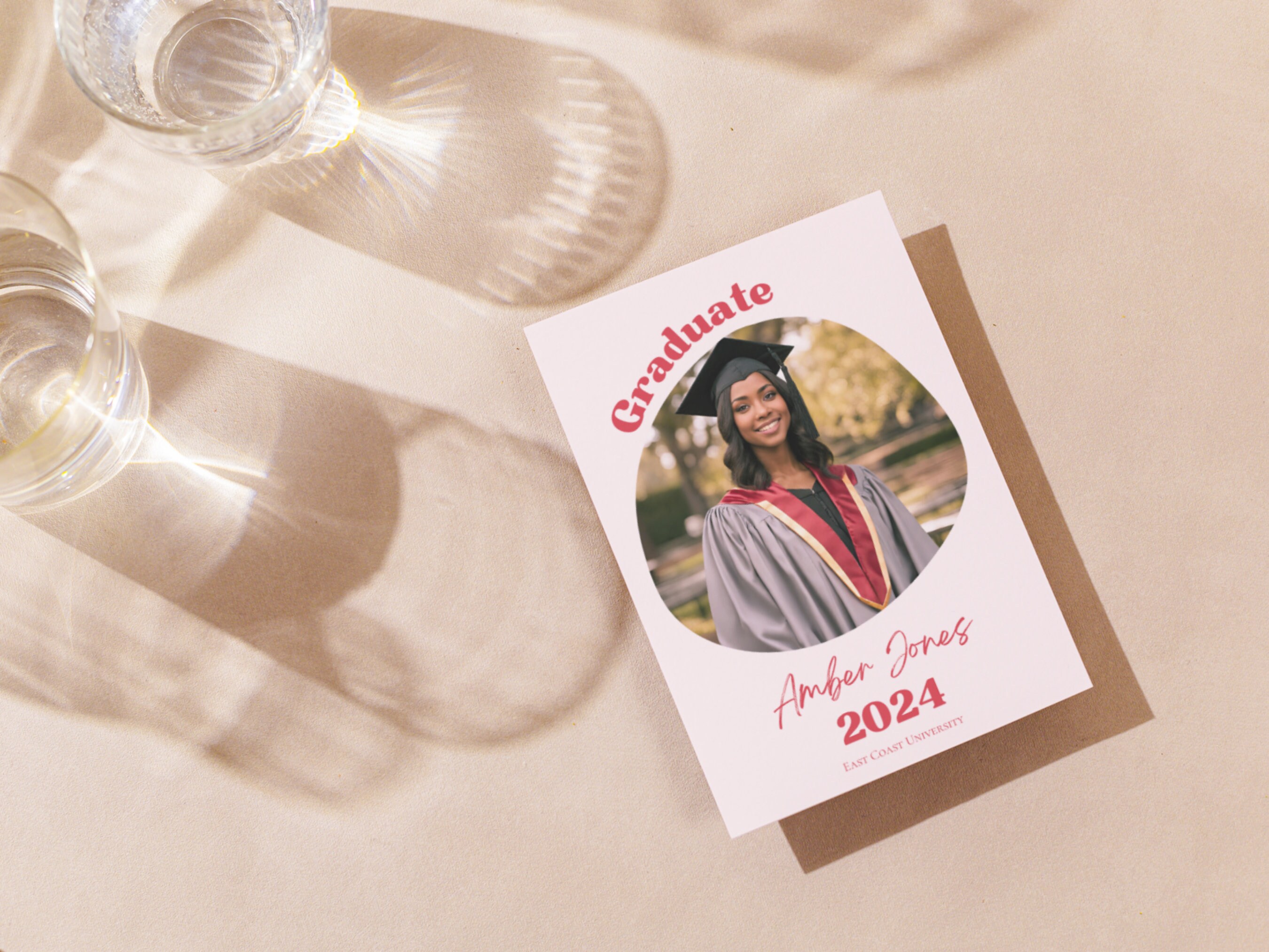 GRADUATION INVITATION TEMPLATE | Congrats Grad, Graduation Invites ...