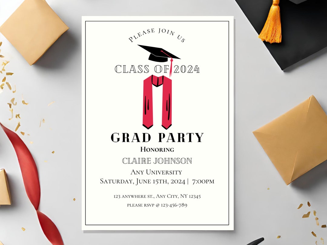 PLANTILLA DE INVITACIÓN DE GRADUACIÓN / felicidades graduado ...