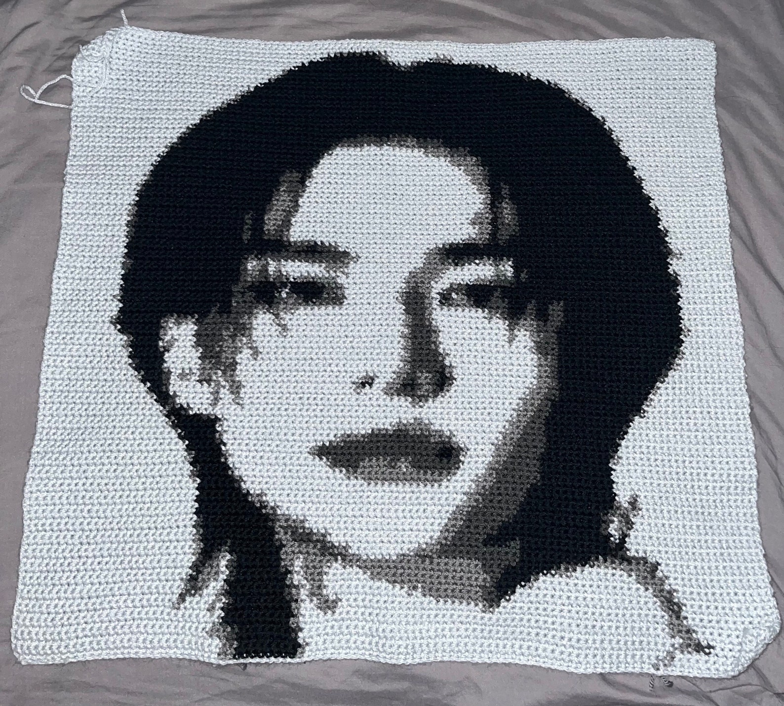 Stray Kids Hyunjin Crochet Tapestry Pattern - Etsy