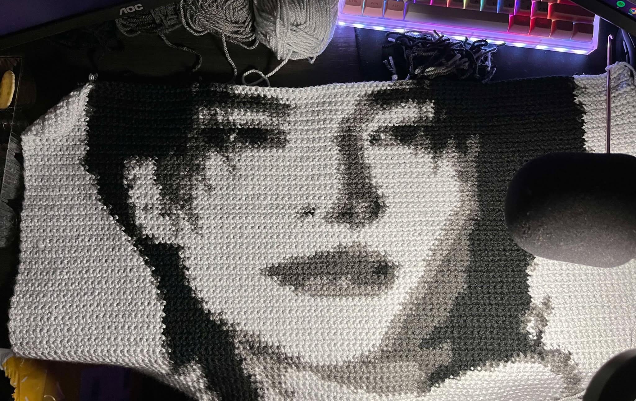 Stray Kids - Hyunjin Crochet Tapestry Pattern - Etsy