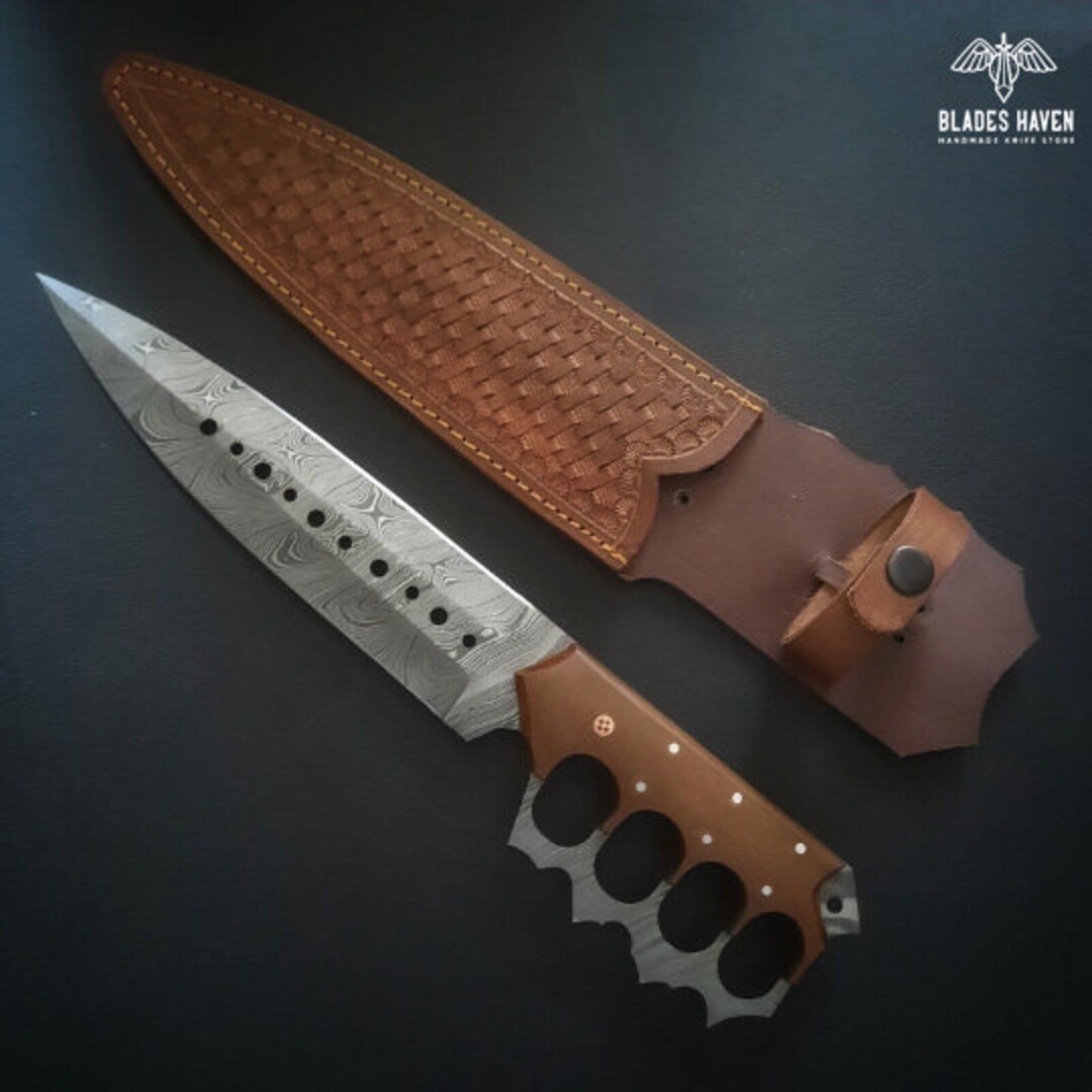 ETERNAL EMBER || Handmade Damascus Steel Bowie Knife || Hunting Knife ...