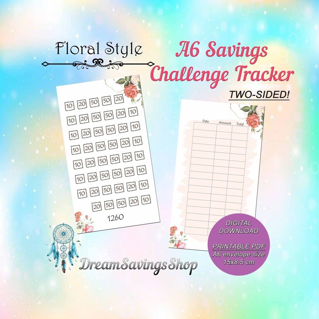 Printable Money Challenges, Digital Money Trackers, Financial Planning ...