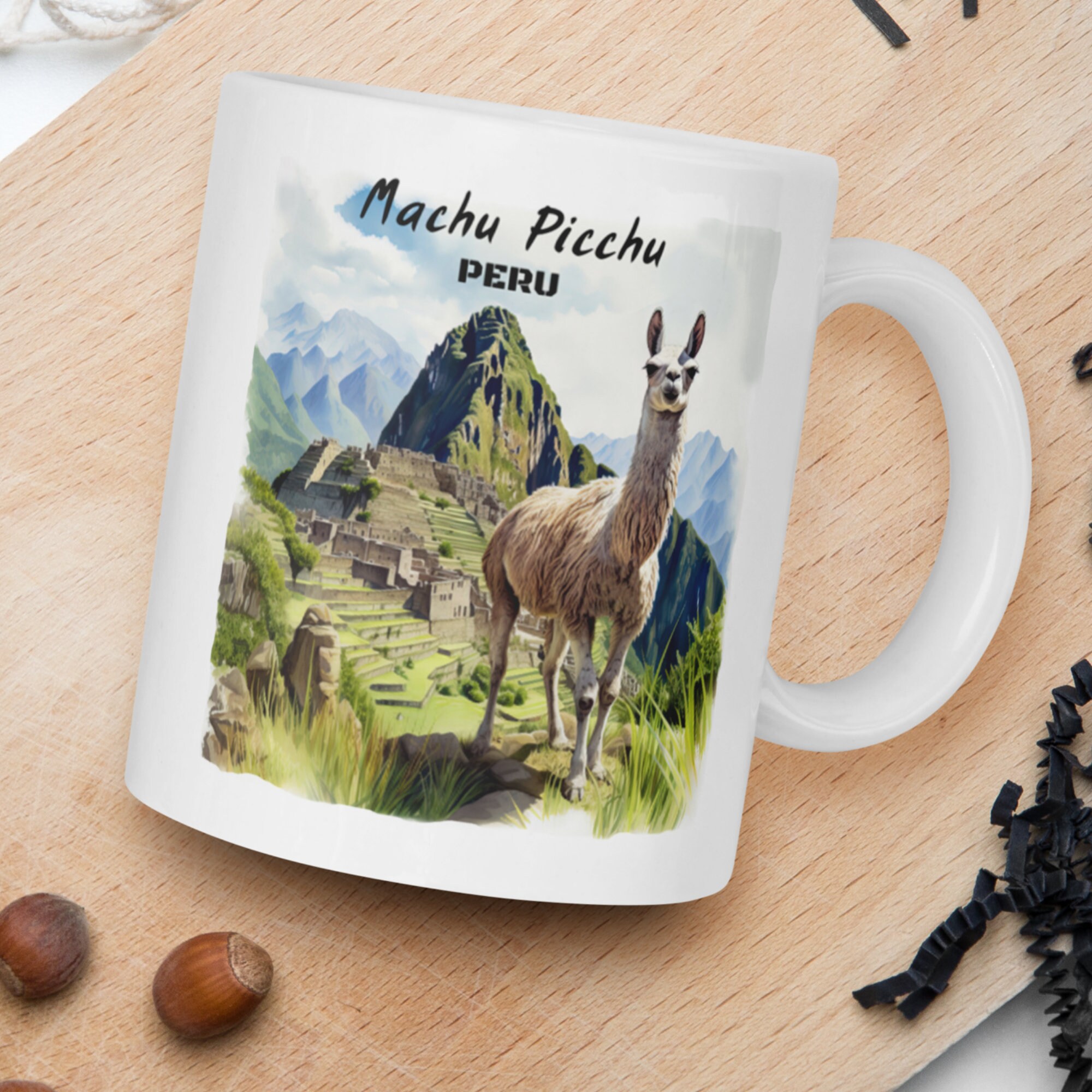Machu Picchu Mug, Peru, Wonder of the World, Travel Mug Machu Picchu ...