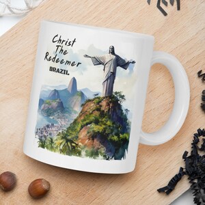 Christ the Redeemer Mug, Rio De Janeiro Mug, Brazil, Travel Mug, Christ ...