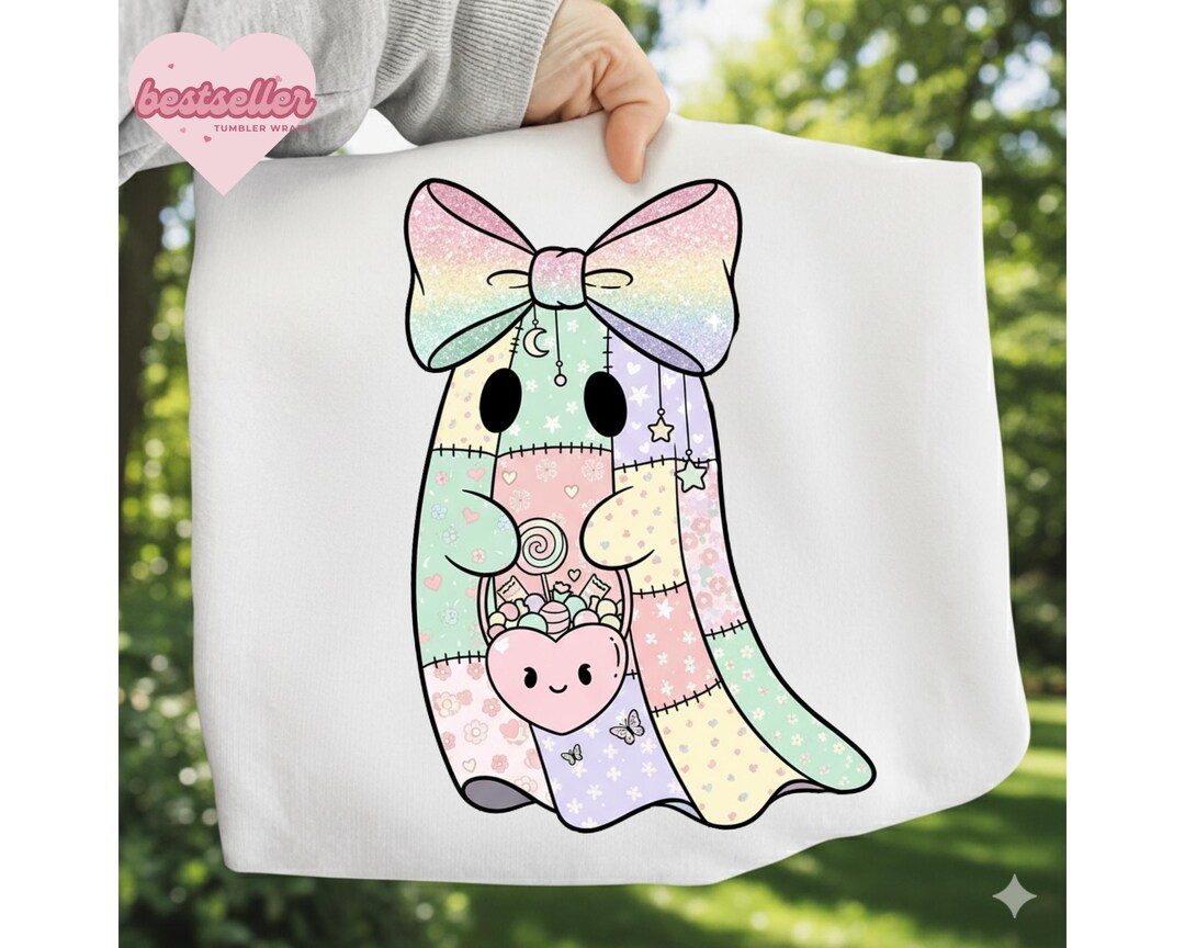 Preppy Coquette Ghost Png, Halloween Shirt Png, Girly Halloween Png ...