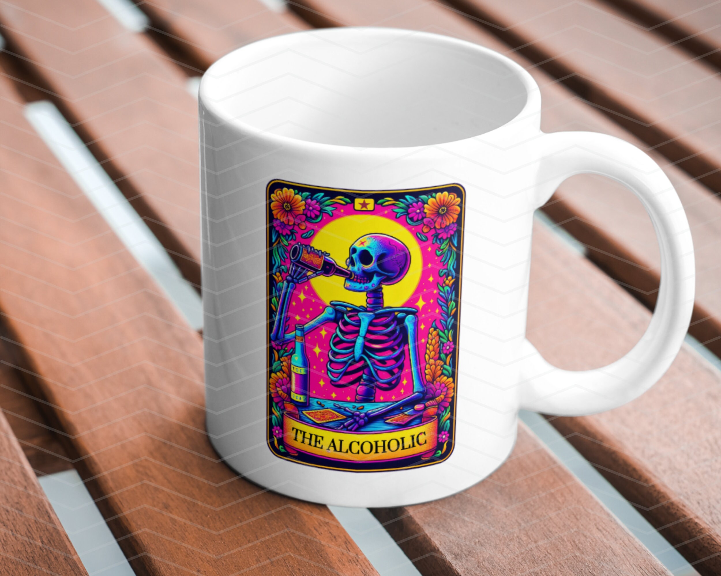 Alcoholic Tarot Card, Funny Tarot Card PNG, Tarot Cards Funny PNG ...