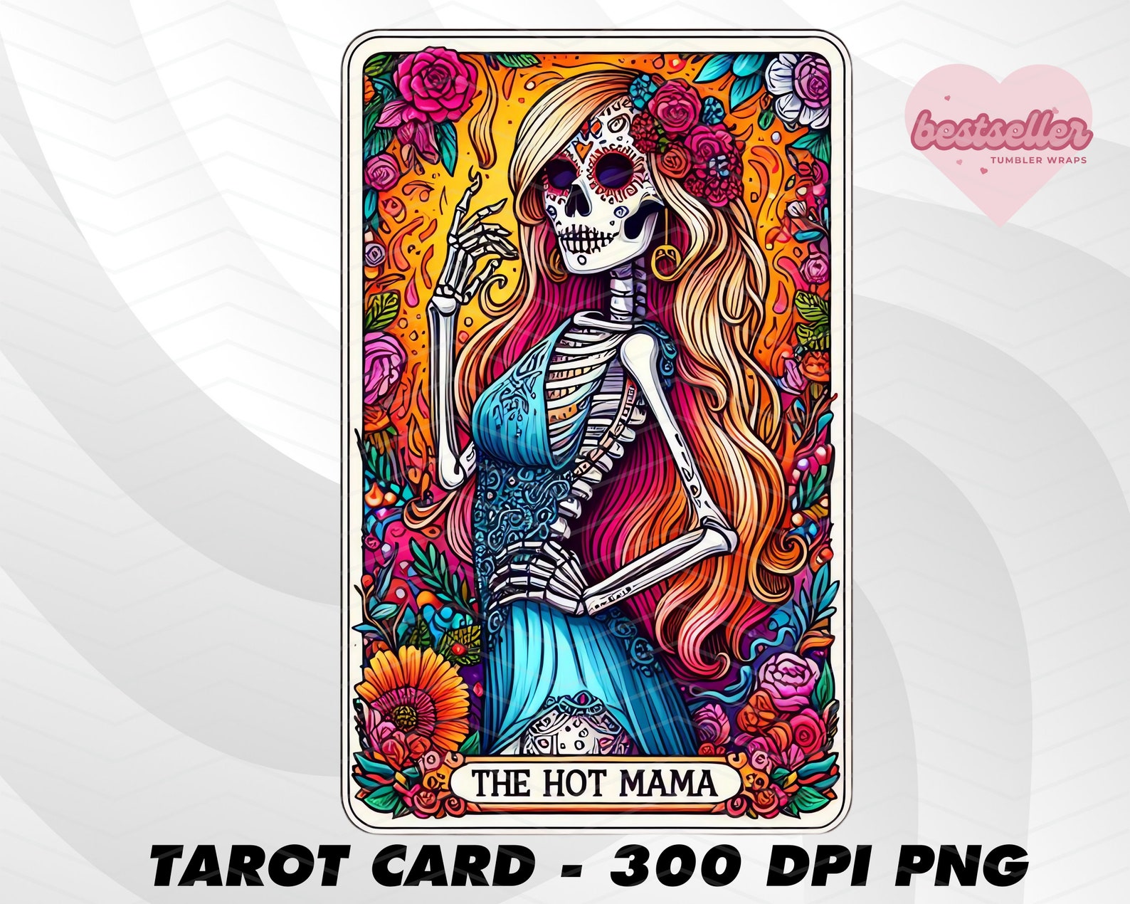 Hot Mama Tarot Card, Funny Tarot Card PNG, Tarot Cards Funny PNG, Tarot ...